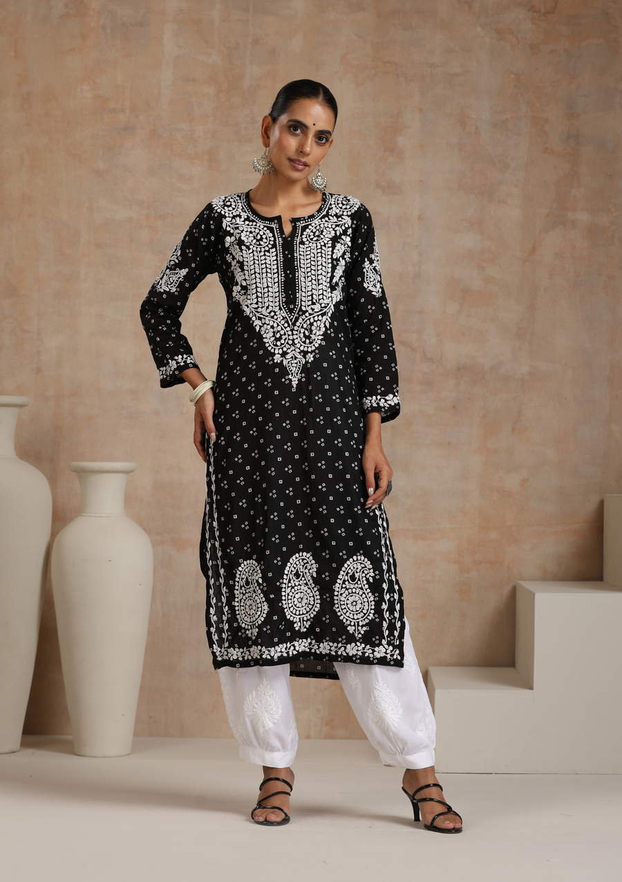 Chikankari Kurti Online - Hand Embroidered Chikankari Kurtas for Women ...