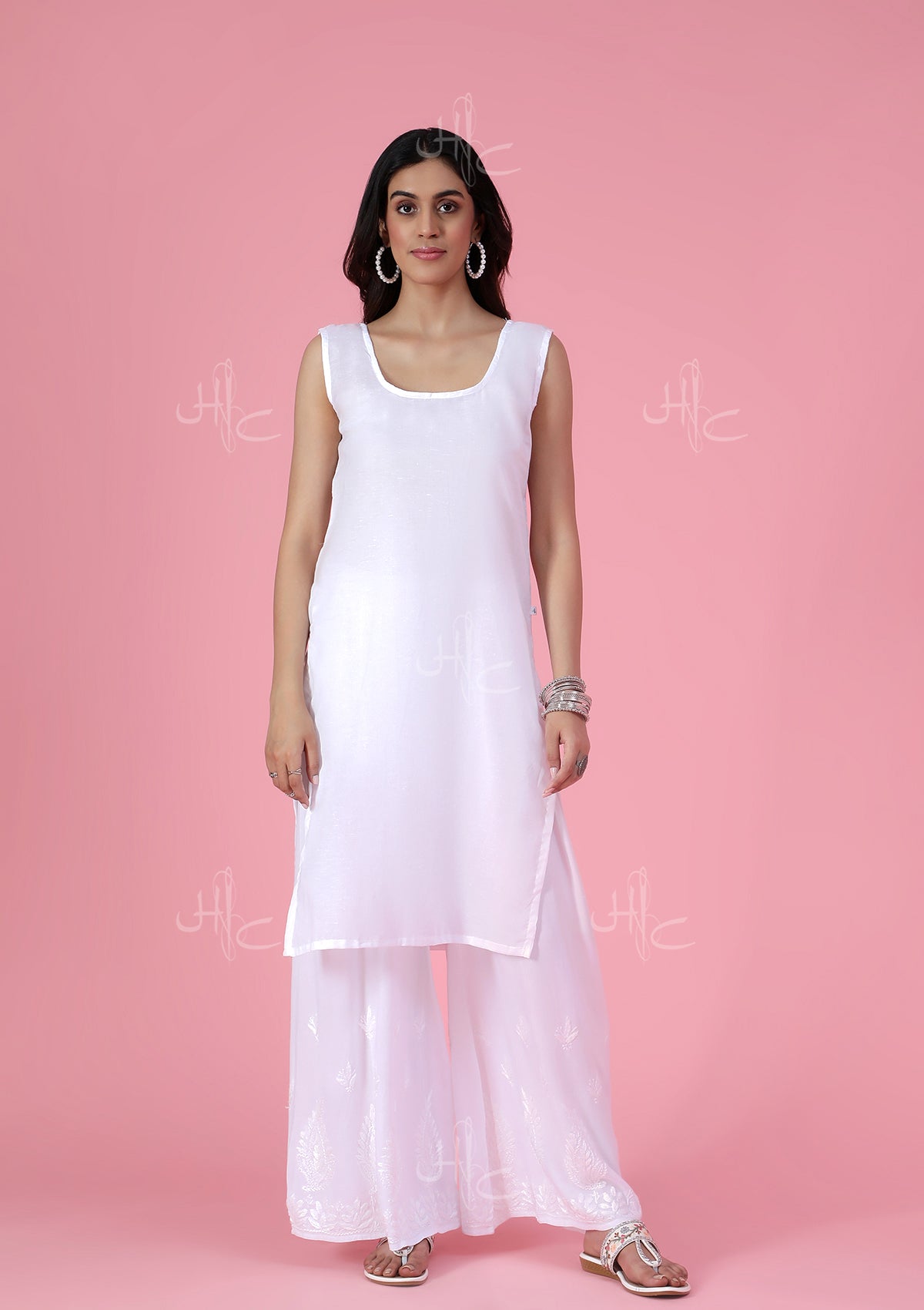 Buy Cotton Long Inner for Women - Sleeveless Slip – House of Chikankari